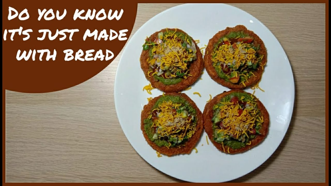 Simple Bread Chat Recipe | ब्रेड चैट | Chatpata Bread Snack | Tangy ...
