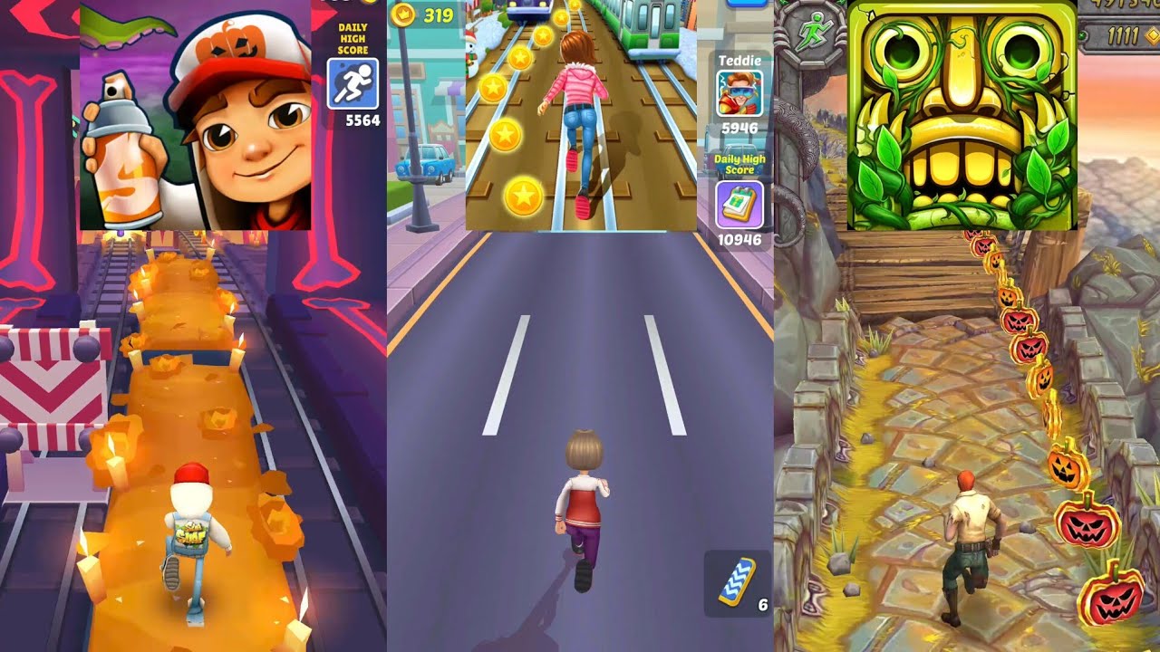 Subway Surfers 🆚 Subway Princess Runner 🆚 Temple Run 2 New Update - YouTube
