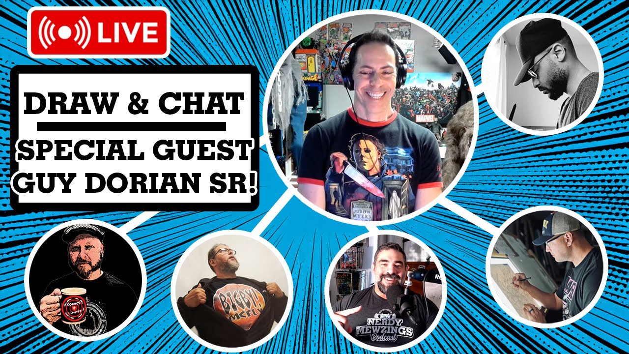 Live DRAW n CHAT 12/21/25: Special Guest Guy Dorian Sr! - YouTube