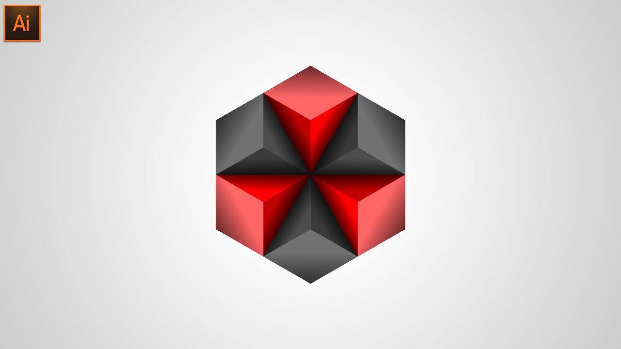 How to Make a 3D Logo Design In Illustrator || Adobe Illustrator ...