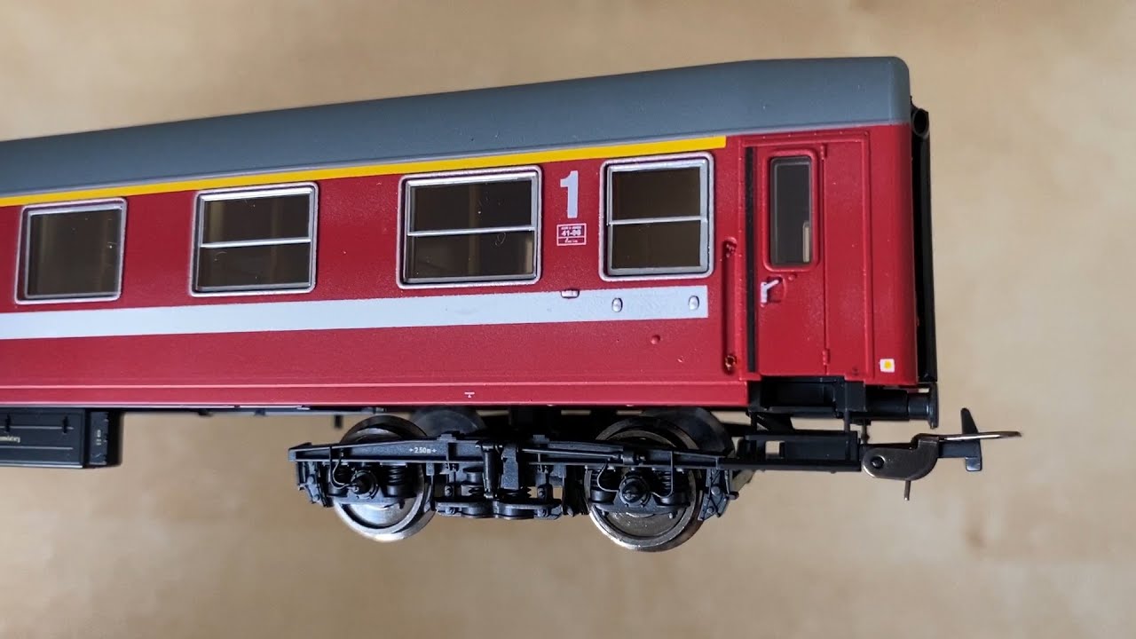 UNBOXING Vagon de calatori CFR clasa 1 A9 - 19-55 - YouTube