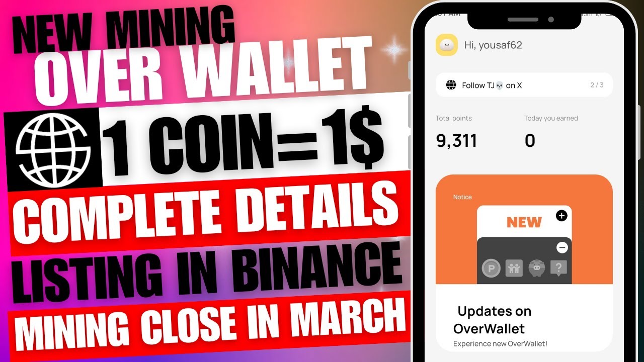 Over Wallet Mining App Complete Details | Crypto Airdrops | Over ...