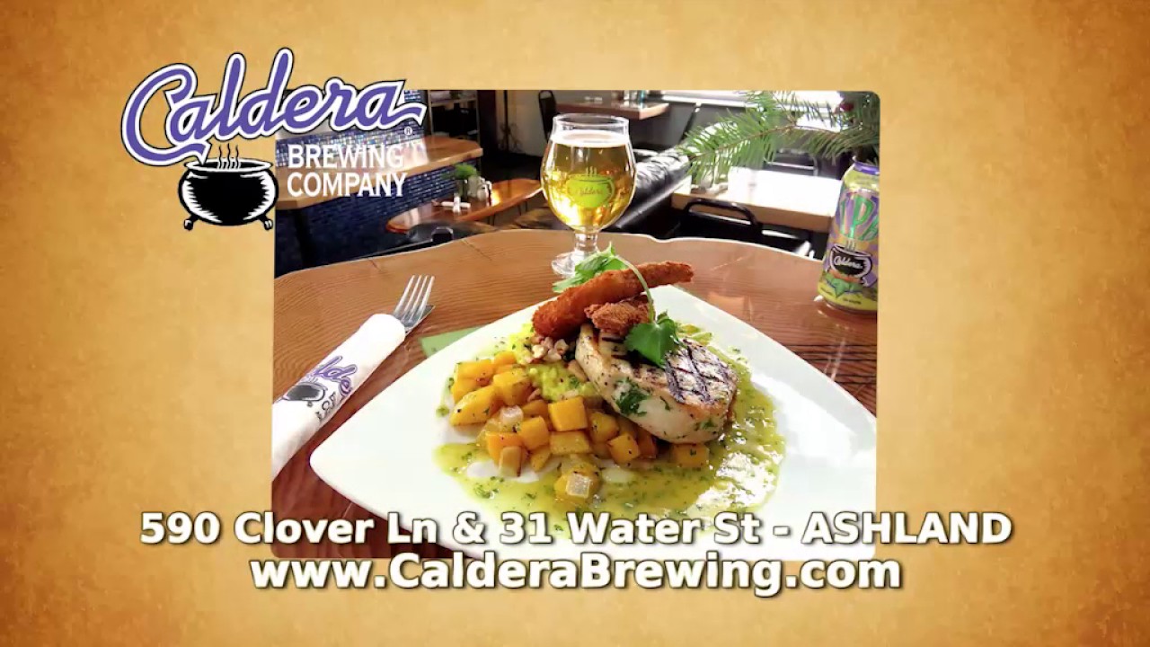 Dining Out In NorthWest - Caldera Brewing - Ashland, Oregon - YouTube