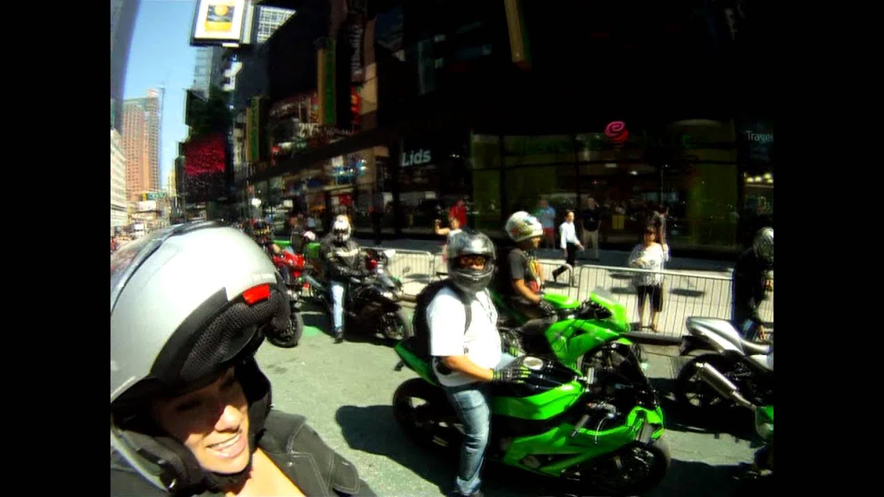 Kawasaki Times Square Take Over Ninja 300 Ninja 636 NYC New York City ...