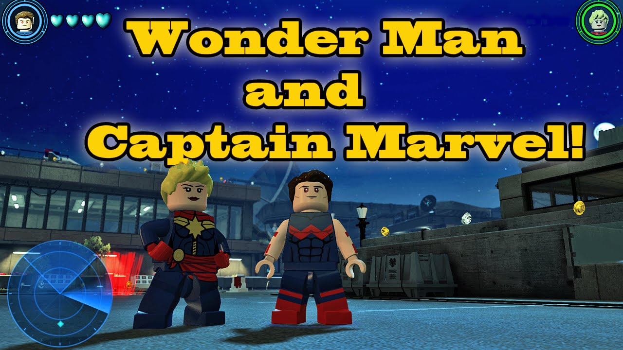 Lego Marvel's Avengers Wonder Man and Captain Marvel Gameplay- 1080p HD ...
