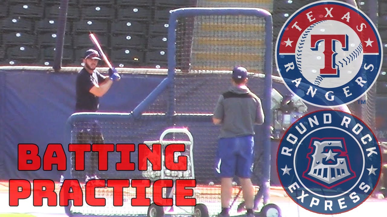 Texas Rangers Prospects BATTING PRACTICE (Elier Hernandez, Zach Reks ...