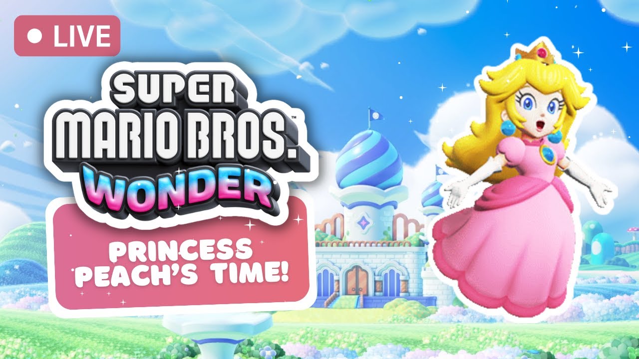 🔴 Playing as Princess Peach in Super Mario Bros. Wonder! 👑 - YouTube