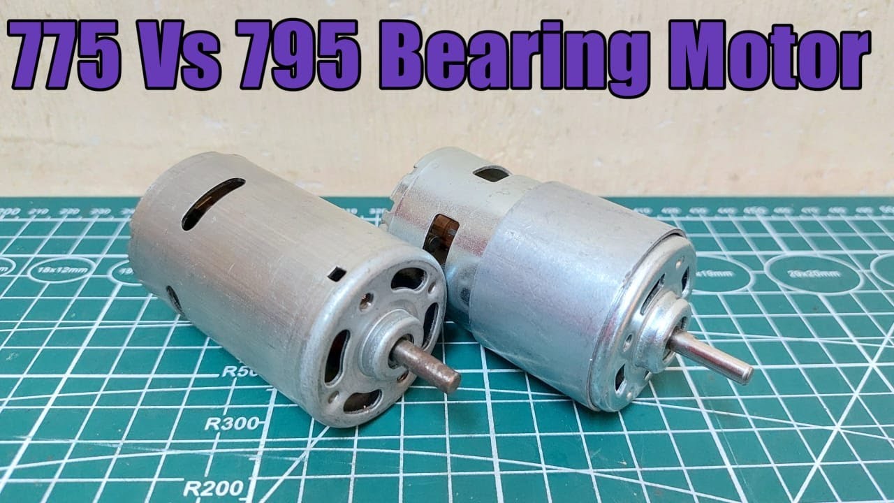 RS 775 Vs RS 795 DC 12-24volt Bearing Motor New Comparison, RPM Power ...