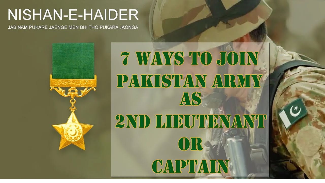 7 Ways to Join Pakistan Army after Graduation as a Commissioned Officer ...