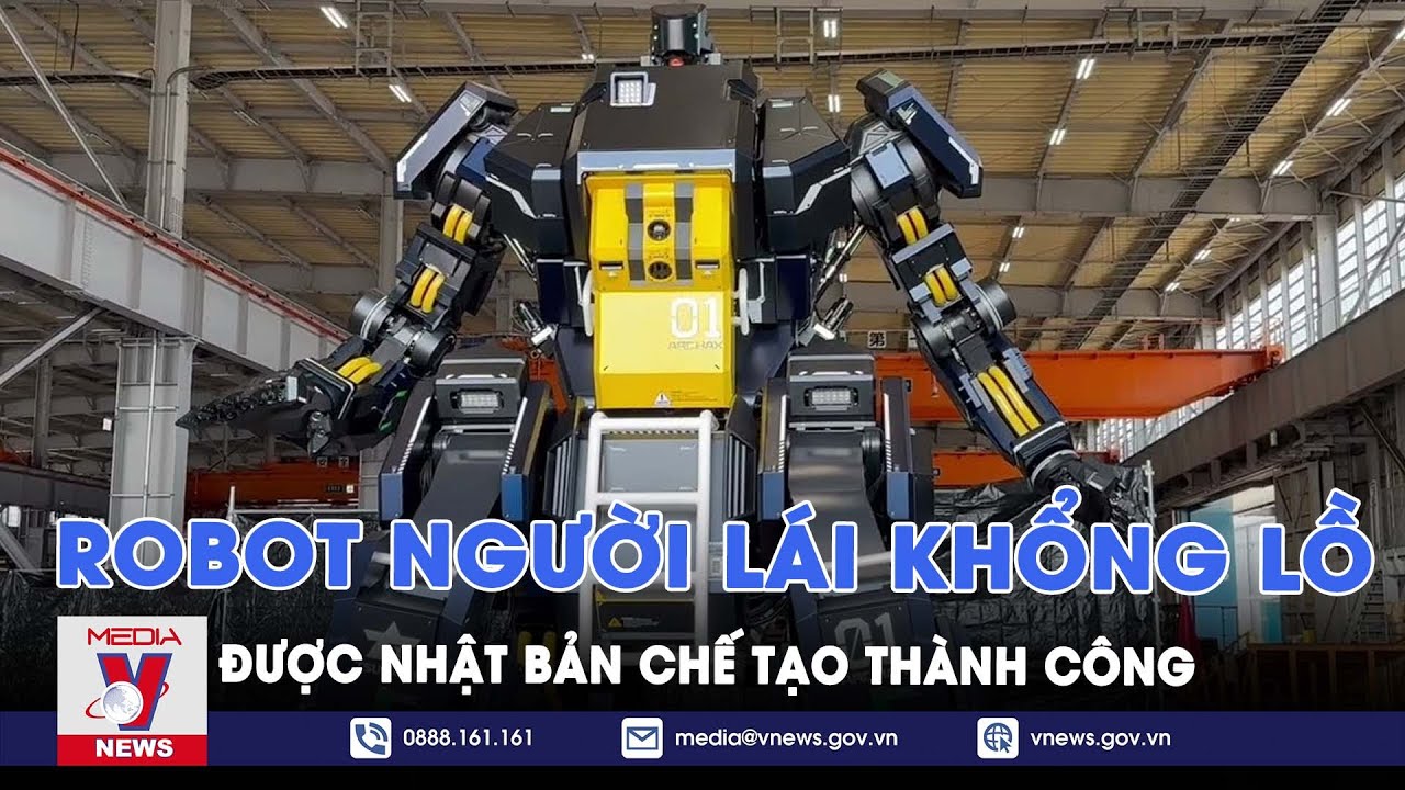 Nhật Bản chế tạo robot người lái khổng lồ - Tin thế giới - VNEWS - YouTube