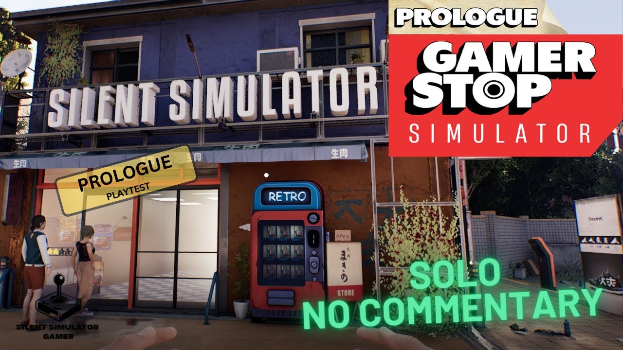 Gamer Stop Simulator : Prologue | Early Playtest | Selling Games - YouTube