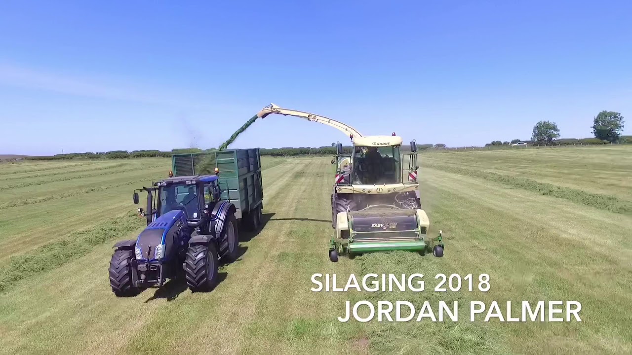 Silaging 2018 | Krone 580 - YouTube