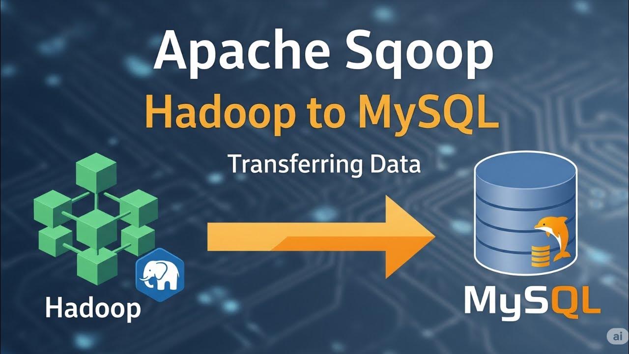 Apache Sqoop - Transferring Data from Hadoop to MySQL | www.smartdatacamp.com - YouTube