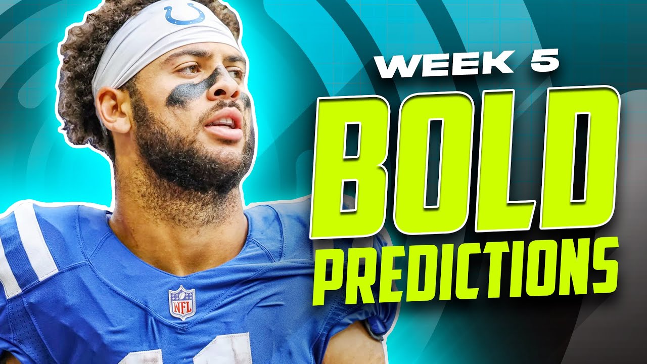4 BOLD Fantasy Football Predictions | NFL Week 5 Picks (2024) - YouTube