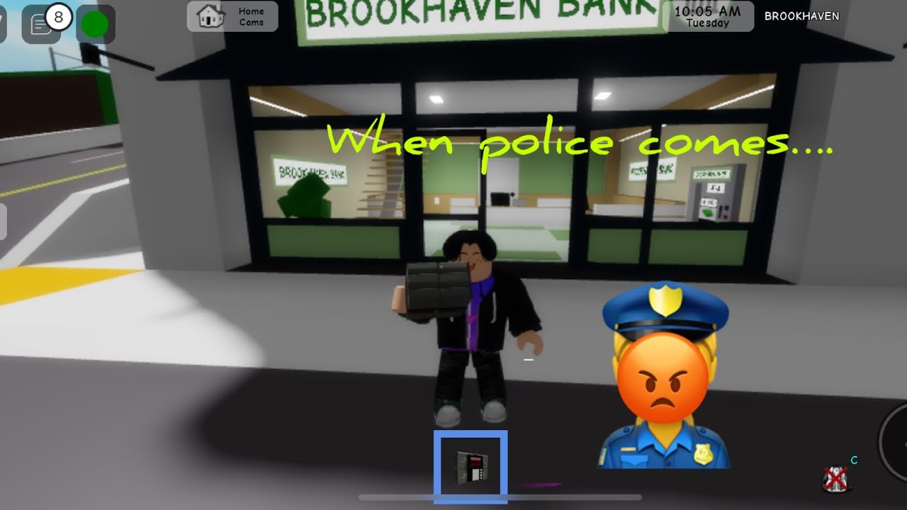 Rob a bank in Brookhaven Roblox ep 2 - YouTube