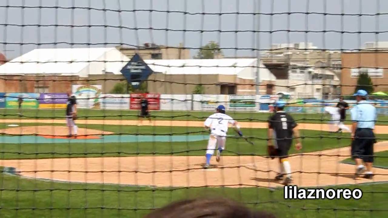 Nick Jonas batting - Road Dogs Game - Joliet, IL 2010 (HD) - YouTube
