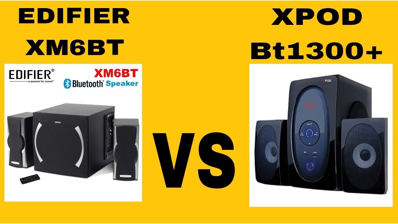 Xpod Bt1300+ Vs Edifier XM6BT || Sound ka Takra || new video 2022 ...