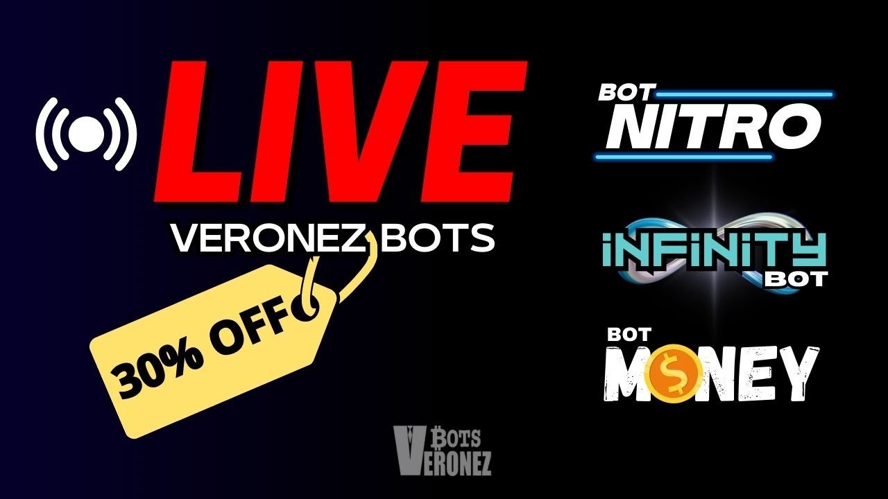 DESCONTO 30% - MONEY , NITRO , INFINITY - VERONEZ BOTS - YouTube