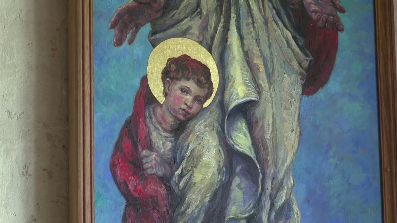 Artist Zoe Cameron, St. Breaca Church, Breage, Helston. - YouTube