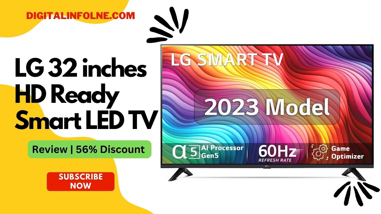 LG 32 inches HD Ready Smart LED TV | Price & Review | 56% Discount ...