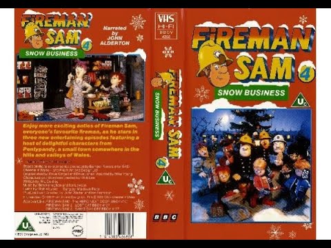 Original VHS Opening and Closing to Fireman Sam 4 Snow Business UK VHS Tape - YouTube