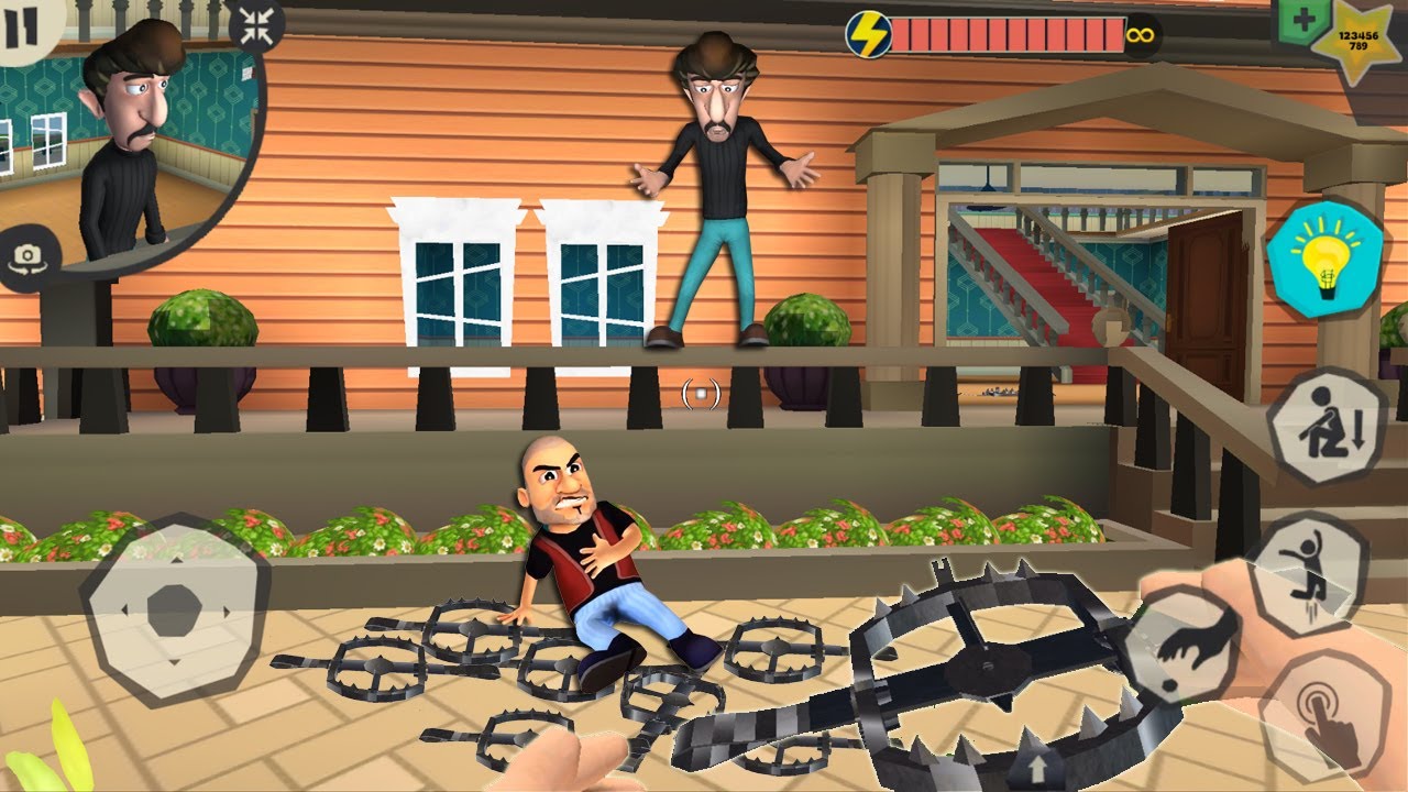 Scary Robber home clash _fun videos troll scary robber every day ...