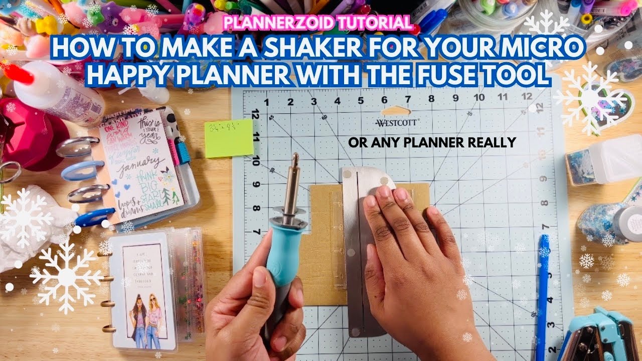 Let's Make Shakers! How to make a Planner Shaker for your Micro HP ...