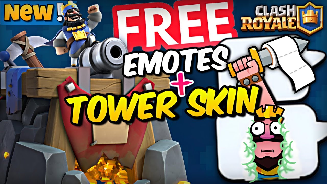 Free Emotes + Tower Skin 😍 - Unlock Now ! - YouTube