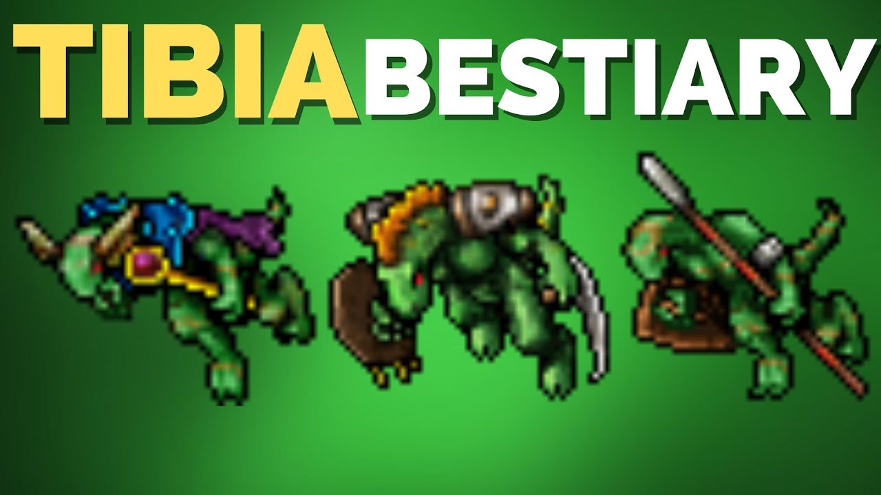 TIBIA BESTIARY Lizard Templar, Lizard Snakecharmer, Lizard Sentinel ...