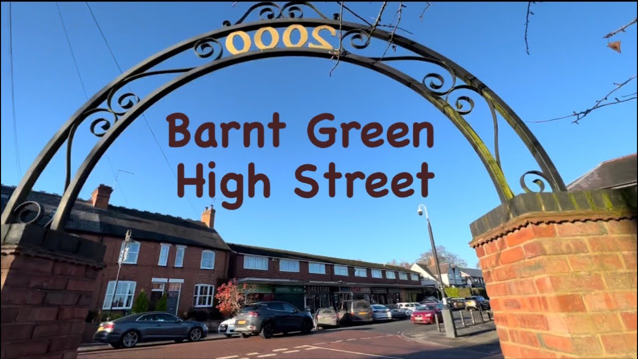 A walk through Barnt Green High Street in 2022 😊 Worcestershire - YouTube