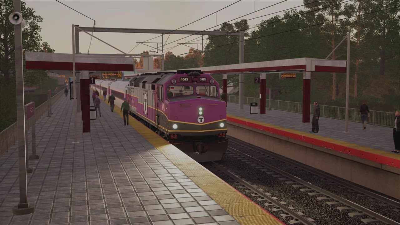 Train Sim World 4 PS5 Boston Sprinter Operating MBTA Commuter Rail ...