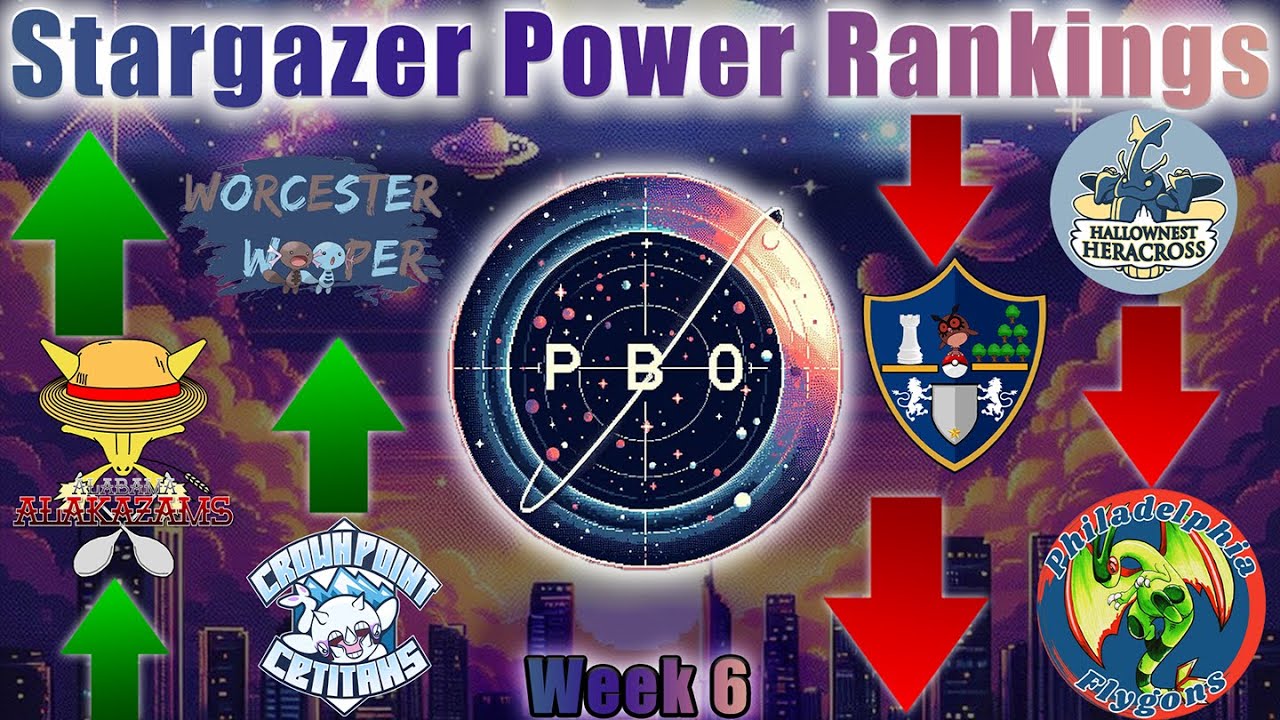 Stargazer Week 6 Power Rankings S8 | Pokemon Draft League | PBO ...