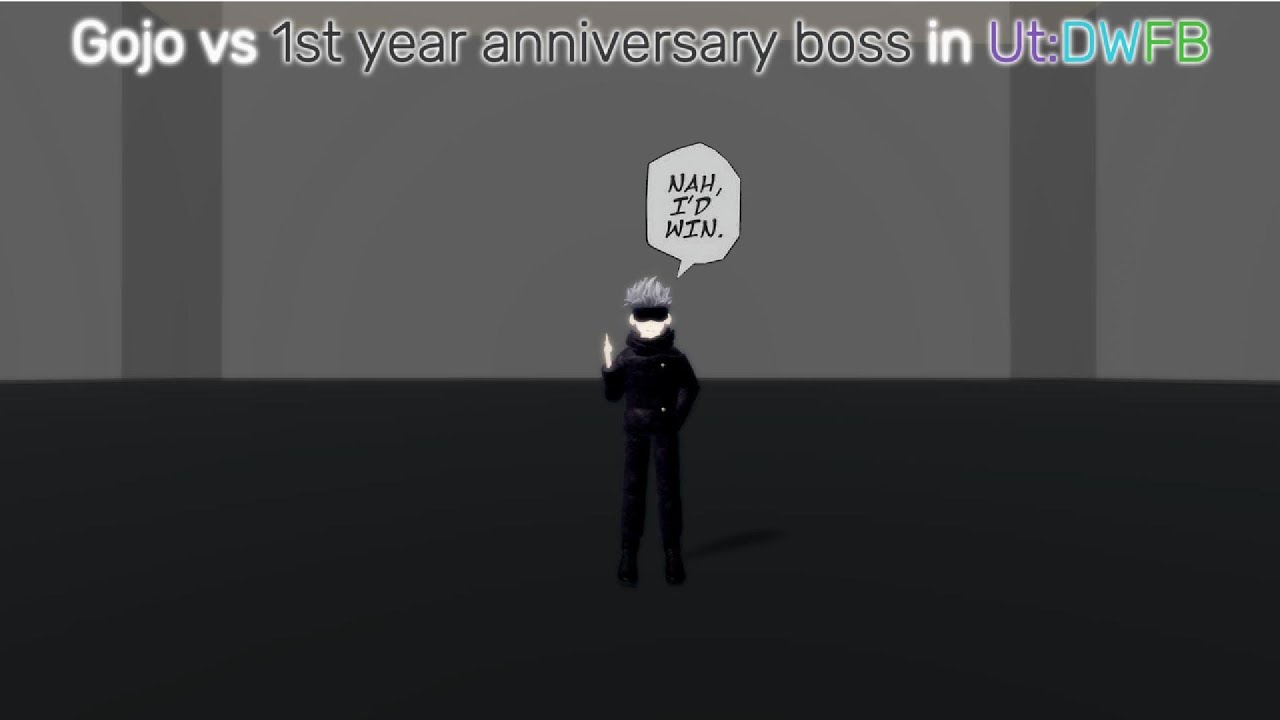 Gojo vs 1st year anniversary boss in UT:DWFB (Undertale deal with ...