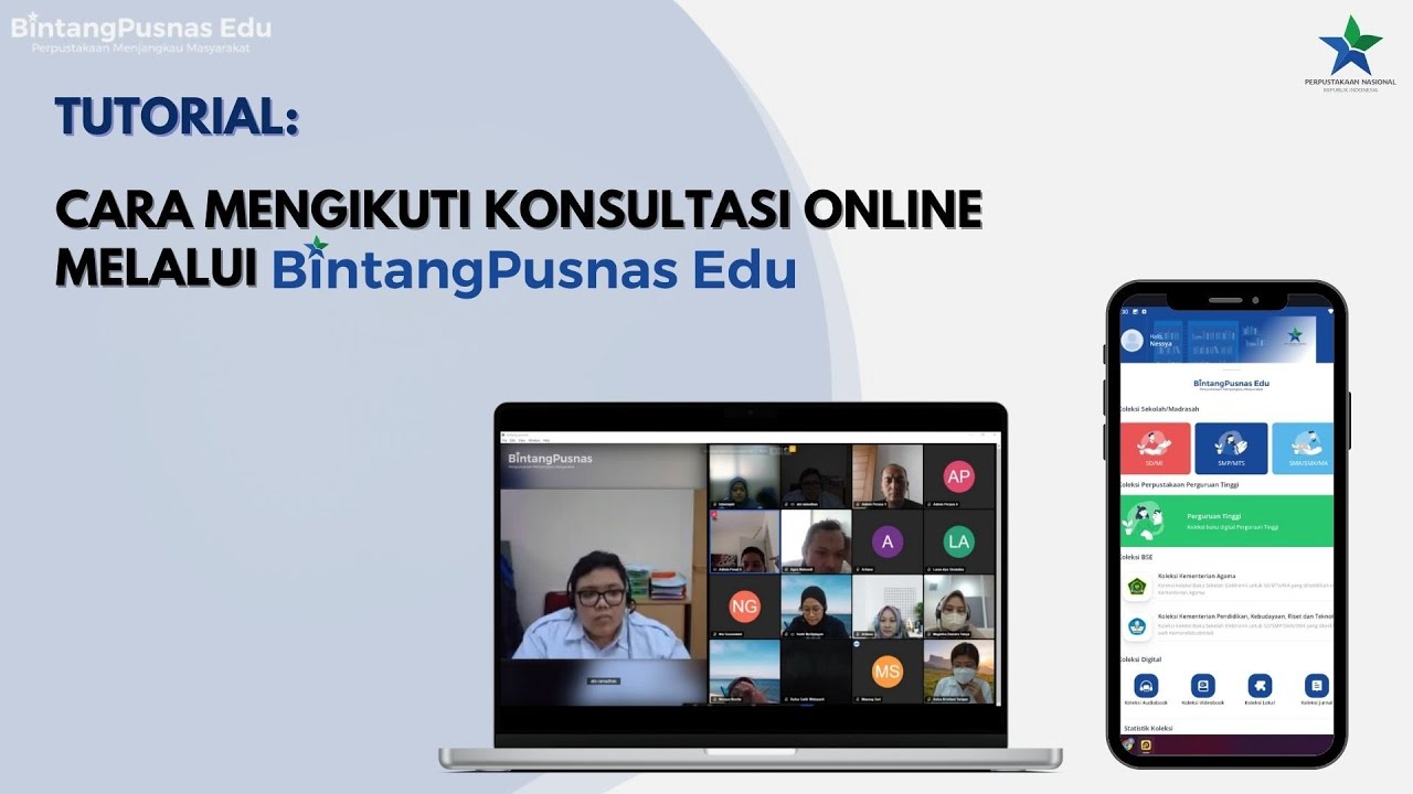 Tutorial Konsultasi Online pada Aplikasi BintangPusnas Edu - YouTube