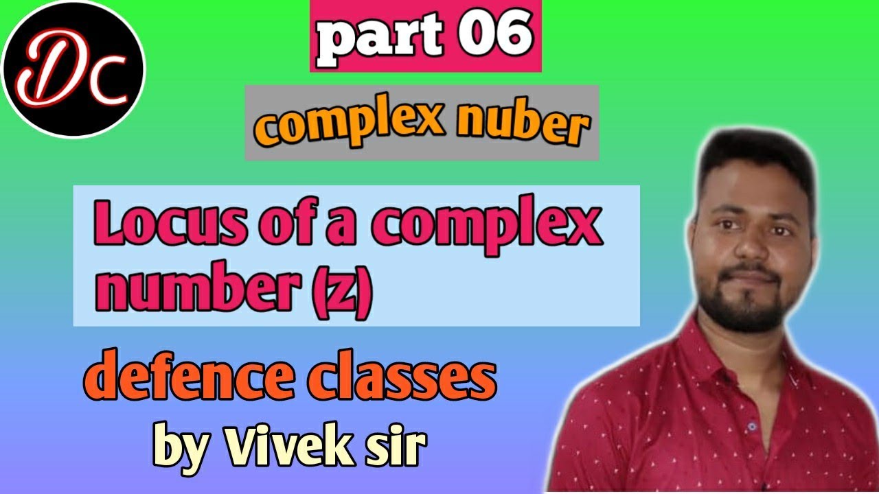 Locus of a complex number - YouTube