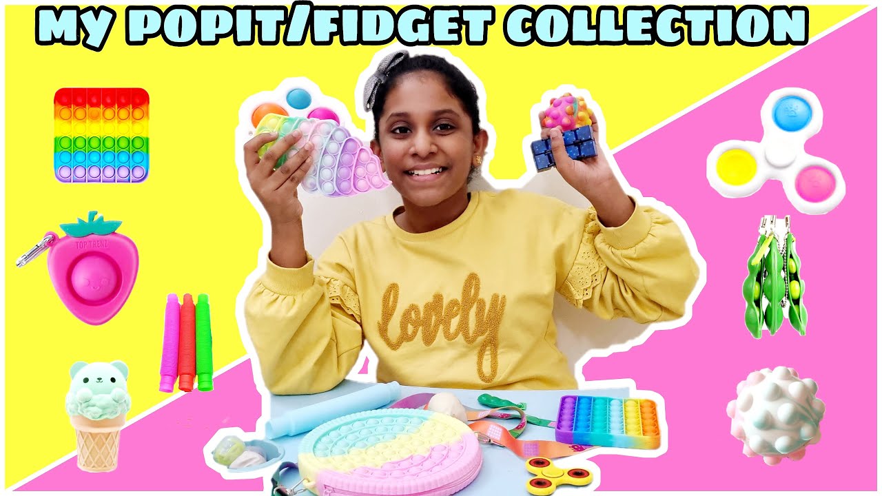 My Pop it Collection/Reviewing Fidget Toys-Pop It/Satisfying & Relaxing ...