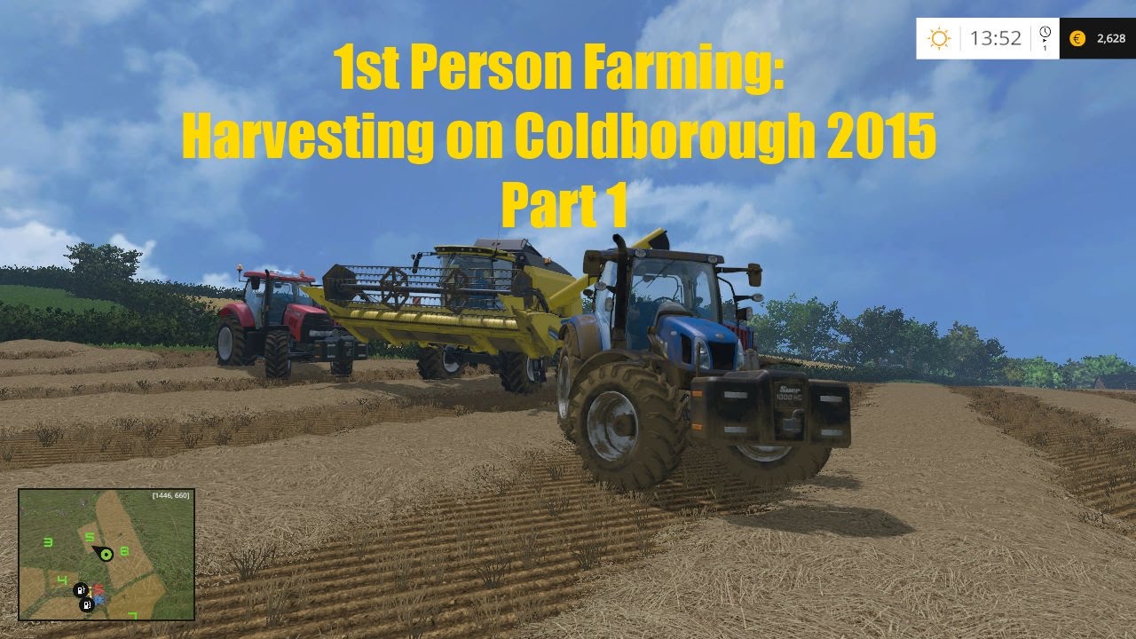1st Person Farming - EP 1: Harvesting on Coldborough - Part 1 - YouTube