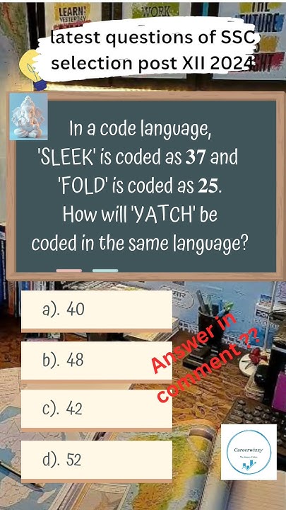 Coding Decoding new pattern question #ssc #youtube #study # ...