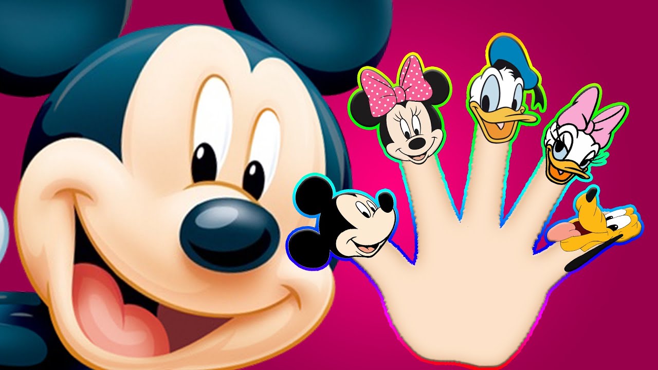 Mickey Mouse Finger Family Song Collection + Daddy finger song - YouTube