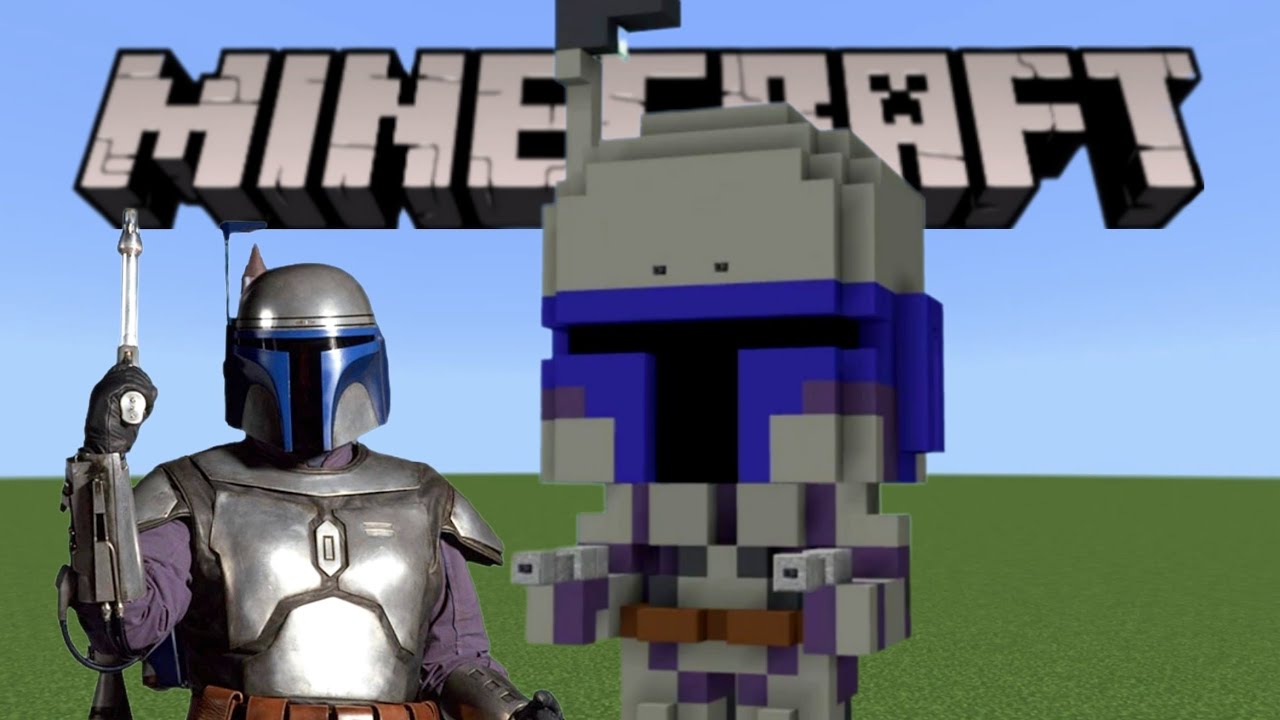 How to build Jango Fett in Minecraft - YouTube