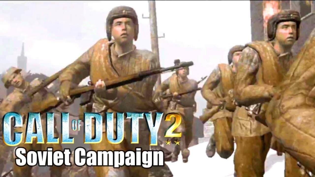 Call Of Duty 2 - First Campaign For Soviet - (60 FPS) - YouTube