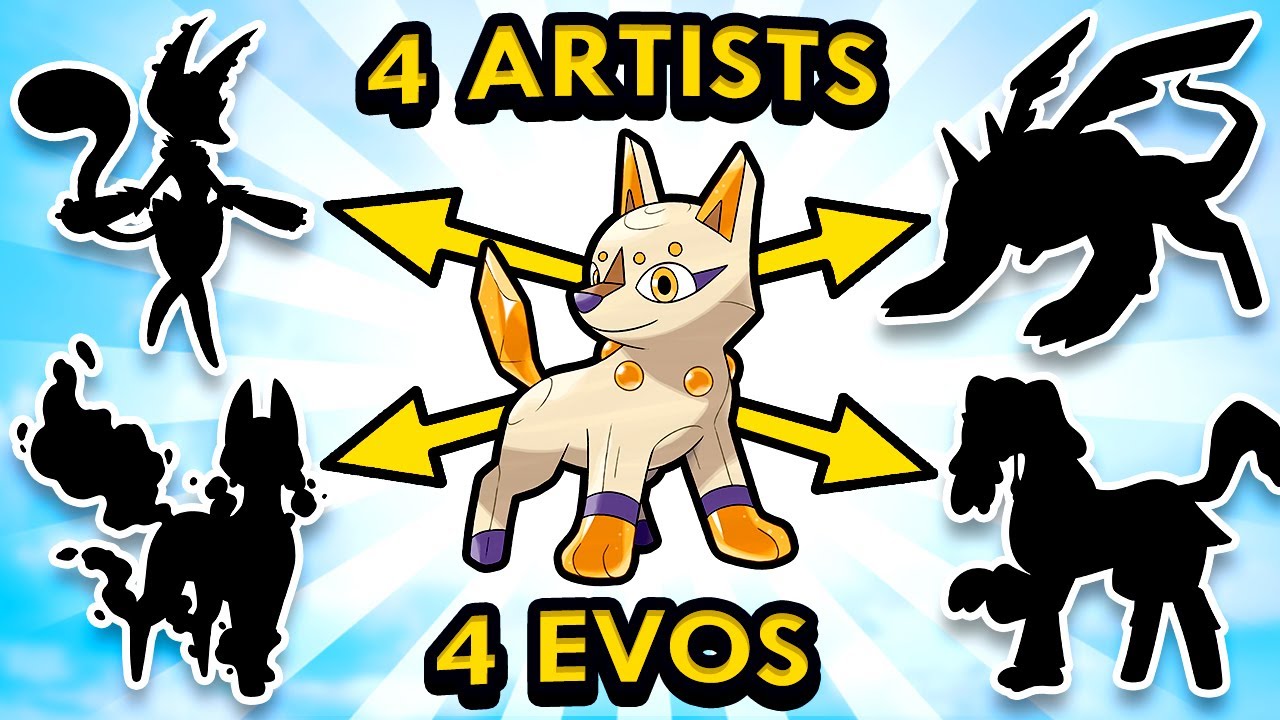 4 Artists Design Evolved Forms for my Pokemon 2 - YouTube
