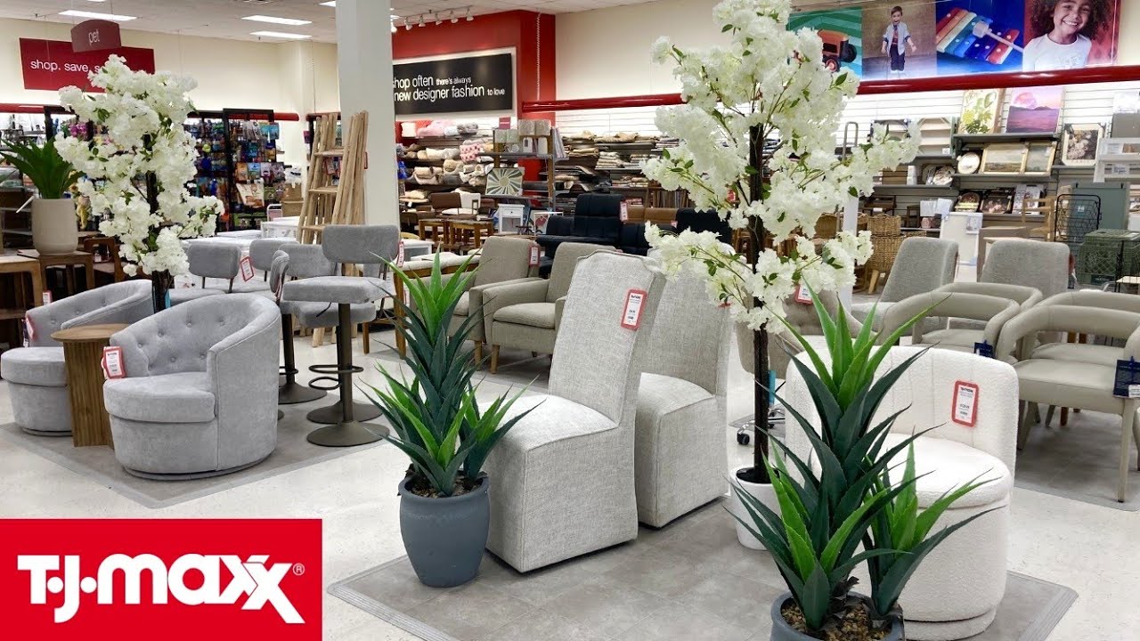 TJ MAXX SHOP WITH ME FURNITURE CHAIRS TABLES EASTER SPRING HOME DECOR ...