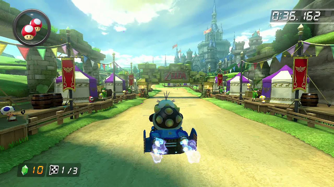 Hyrule Circuit - 1:50.722 - HD (Mario Kart 8 World Record) - YouTube