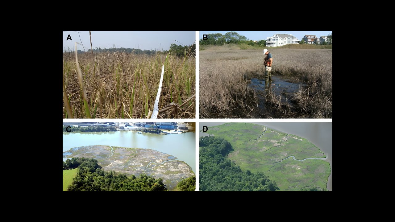 Salt marsh dieback - YouTube