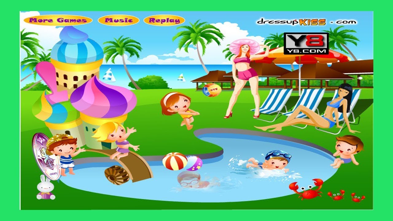 Games For Kids || Five Star Hotels Children Pool || Games Y8 For Kids ...