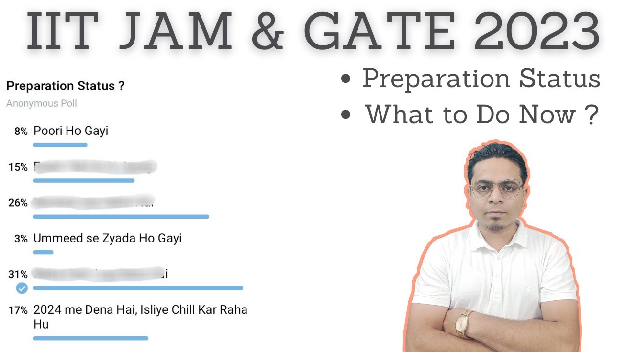 IIT JAM & GATE 2023 Preparation Status | What to do Now ? - YouTube