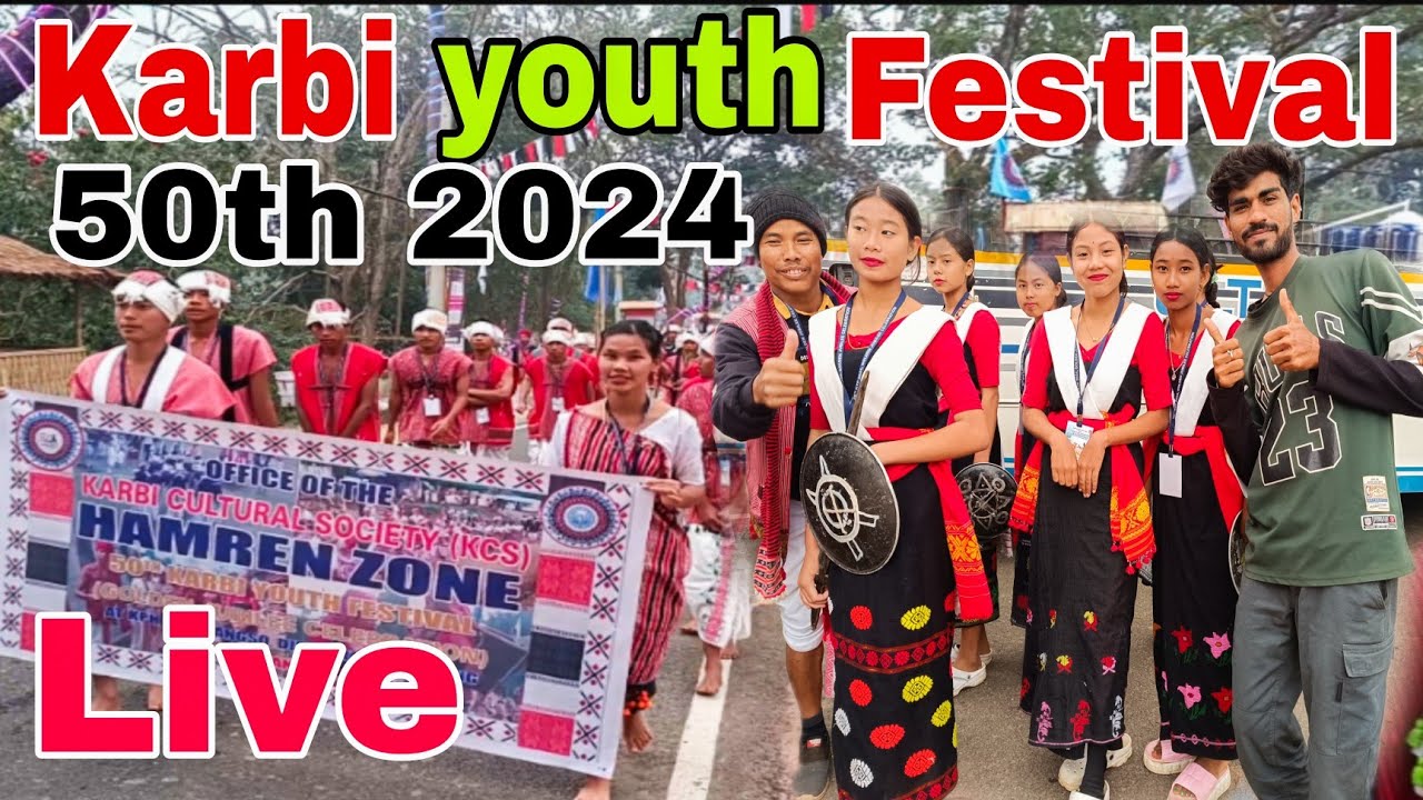 50th Karbi youth festival || KYF 2024 || Karbi Anglong Taralangso ...