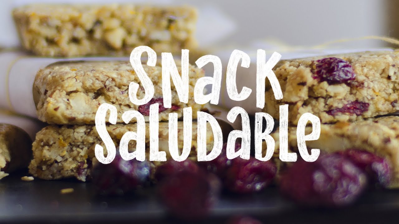 SNACK SALUDABLE. Energía, nutrientes y placer! - YouTube