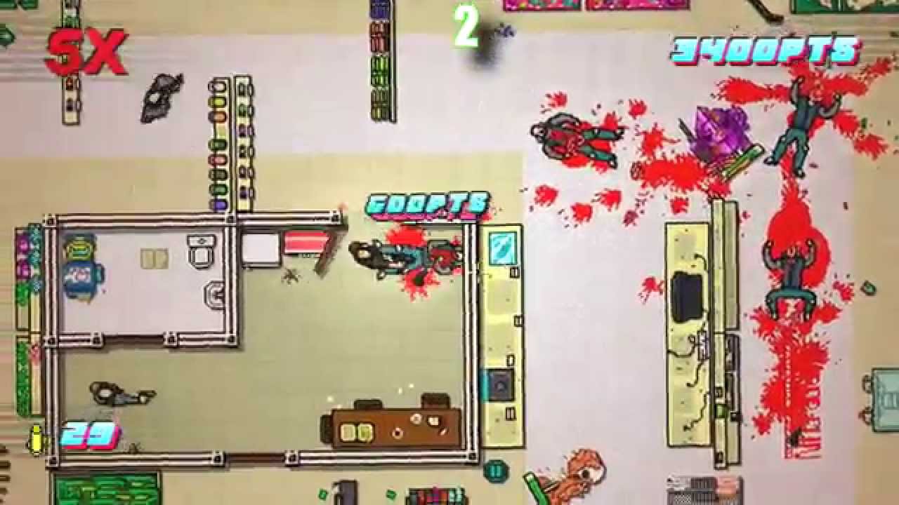 Hotline Miami 2 - Achievement "Nuclear Waste" Walkthrough - YouTube